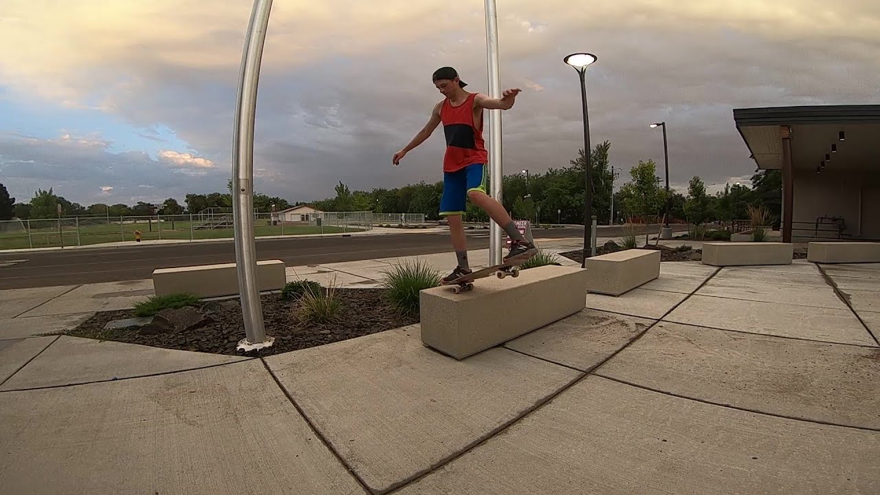 Adventure 52 - Raw Skateboarding Clips from a local campus - YouTube