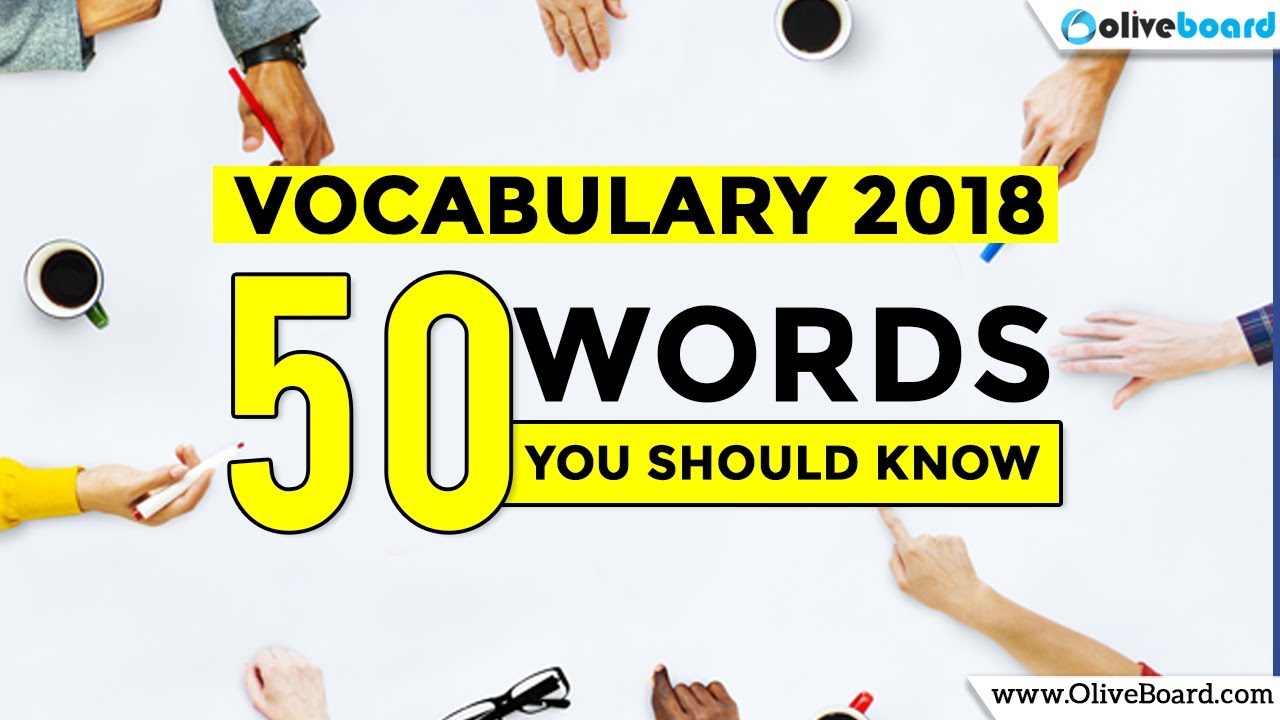 Vocabulary 2018 | 50 Words You Should Know | Download Link In Video ...