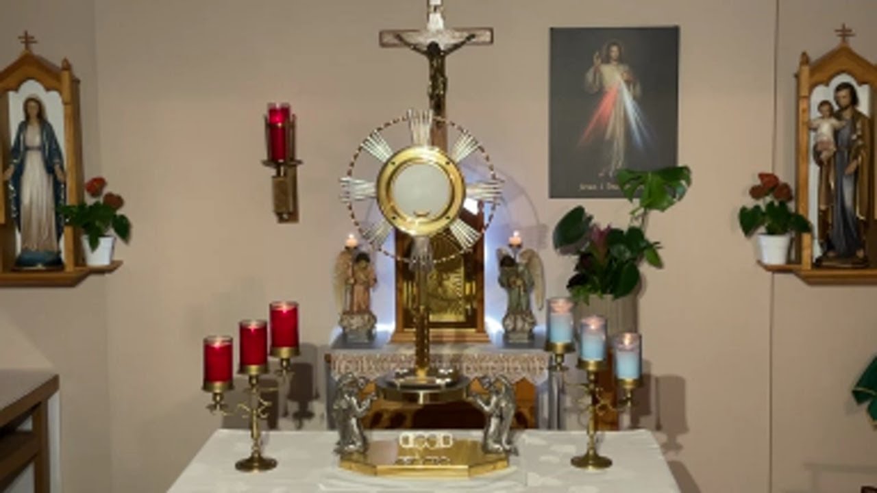 LIVE Eucharistic Adoration - Sisters of Divine Mercy - YouTube
