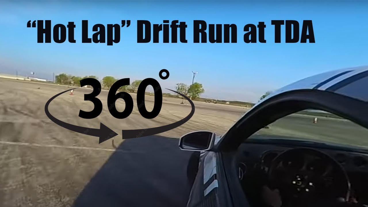 Drift Hot Lap at Texas Drift Academy -- 360 Video - YouTube