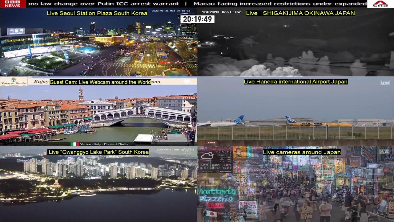 Live HD cams from Korea & Japan - YouTube