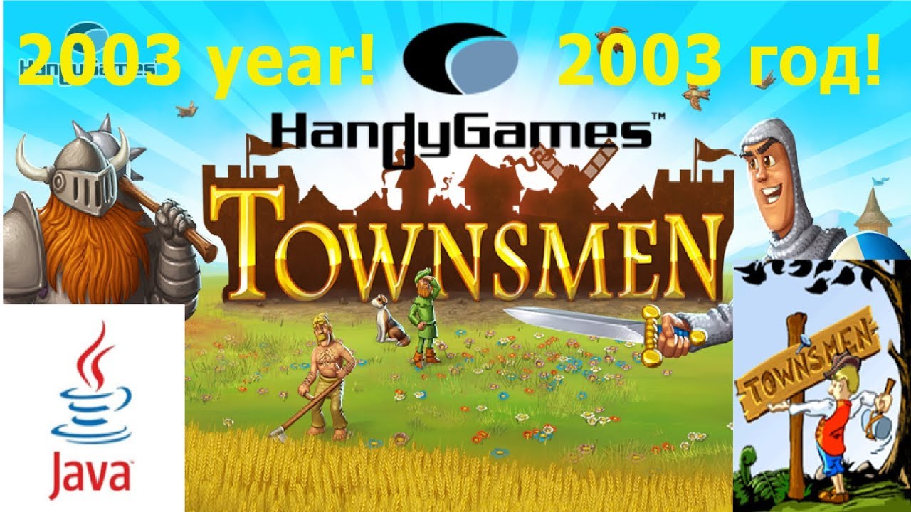 "Townsmen 1" - Handy-Games 2003 year (Java Game) FIRST TOWNSMEN GAME IN ...