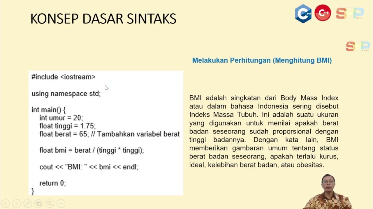 #4 Konsep Dasar Sintaks - YouTube