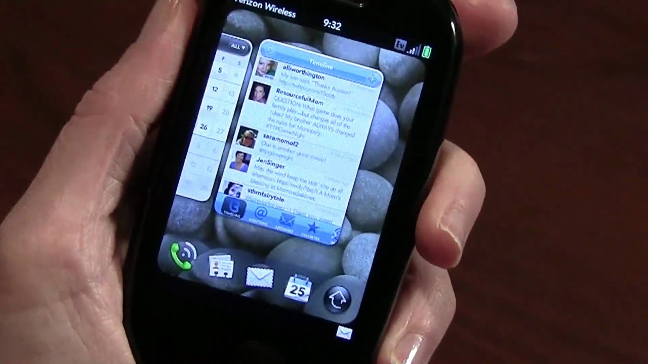Palm Pre Plus on Verizon - YouTube