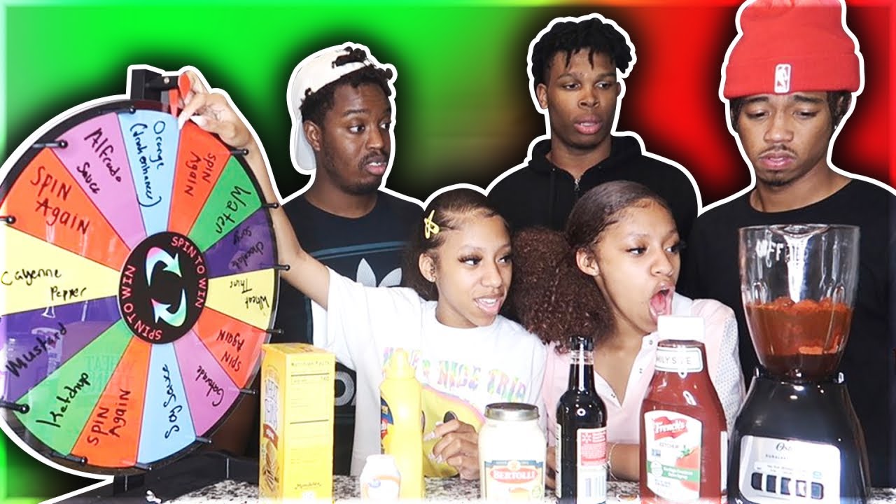 ULTIMATE SMOOTHIE CHALLENGE! ( GILLY THrEW UP!!) - YouTube