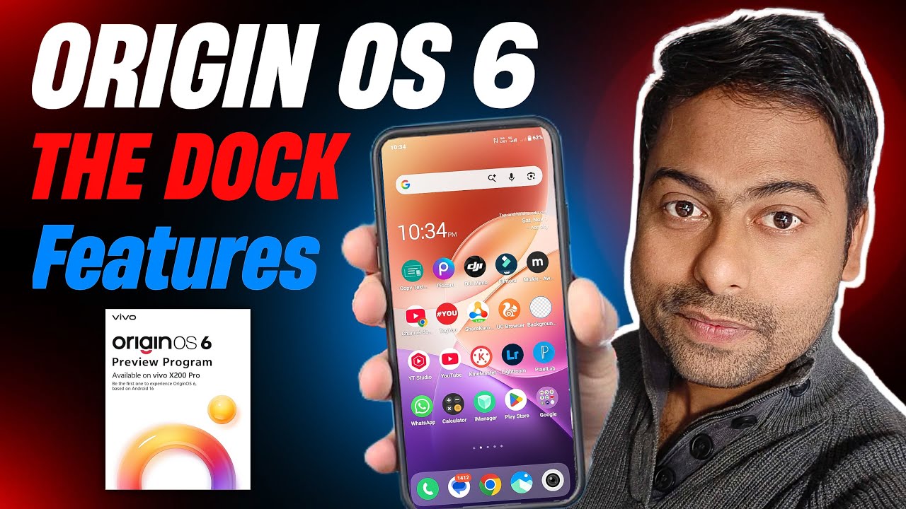 Origin OS 6 Update Features The Dock | VIVO Origin OS 6 Official Update ...