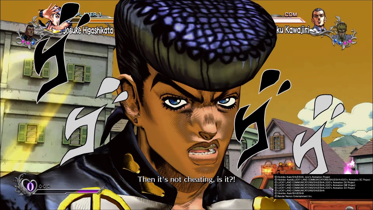JJBA All-Star Battle R Josuke Gameplay - YouTube
