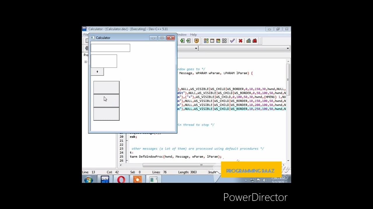 How to make Visuals of calculator using dev C++. - YouTube