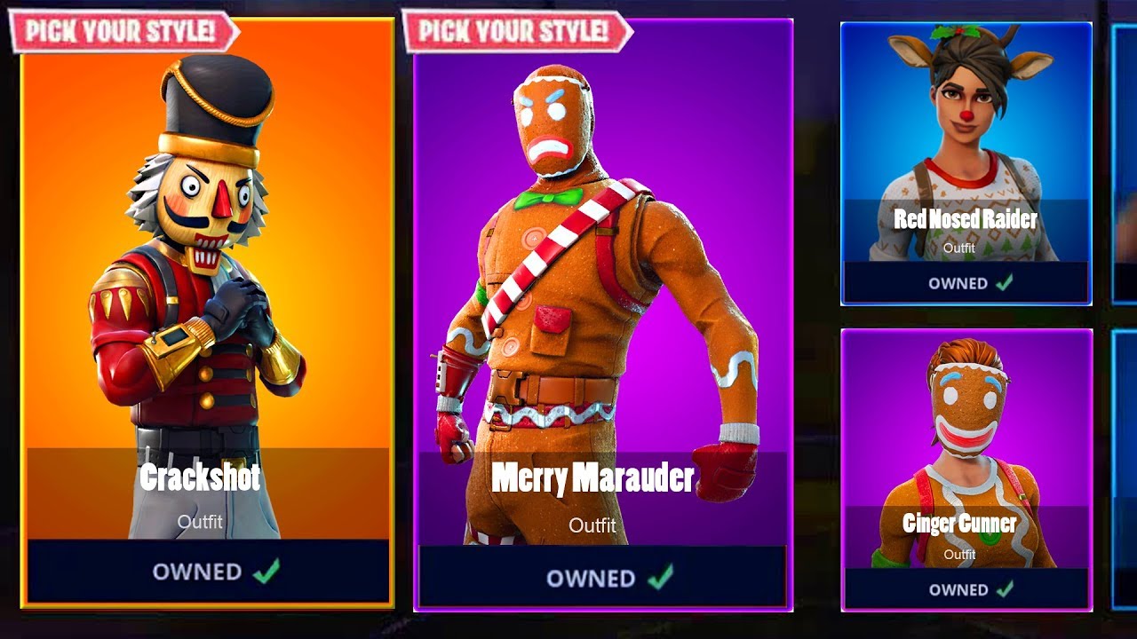 CRACKSHOT, MERRY MARAUDER & GINGER GUNNER COMING BACK! Fortnite OG ...