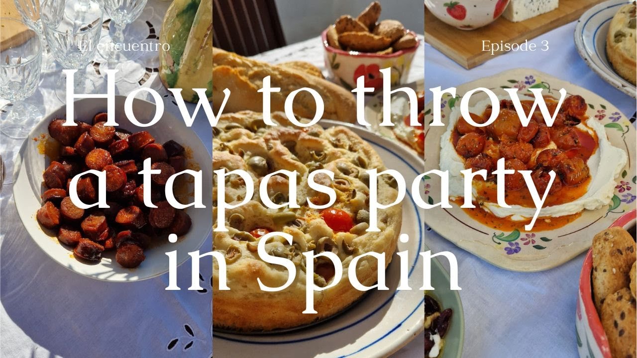 How to throw a Tapas Party: Table Setting, Party Highlights & Freebie ...