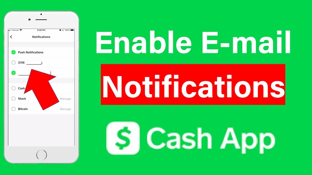 How To Turn On Email Notifications CashApp - YouTube