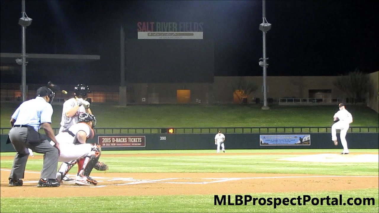 Anthony DeSclafani vs. Sean Coyle - Arizona Fall League 2014 - YouTube