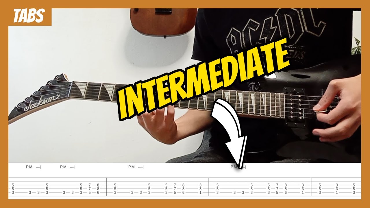5 INTERMEDIATE GUITAR RIFFS | +TABS | *BONUS RIFF* - YouTube