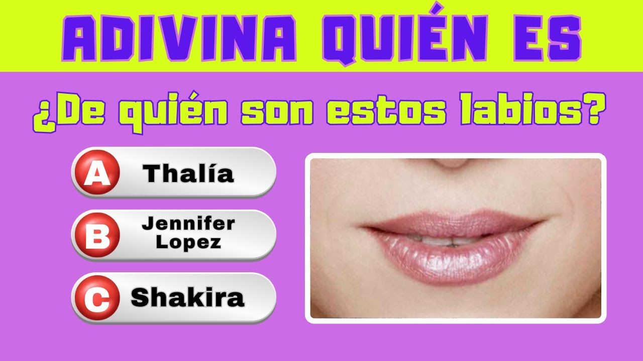 🌟ADIVINA QUIEN ES🎭 | ¿QUIÉN ES EL PERSONAJE FAMOSO? - YouTube