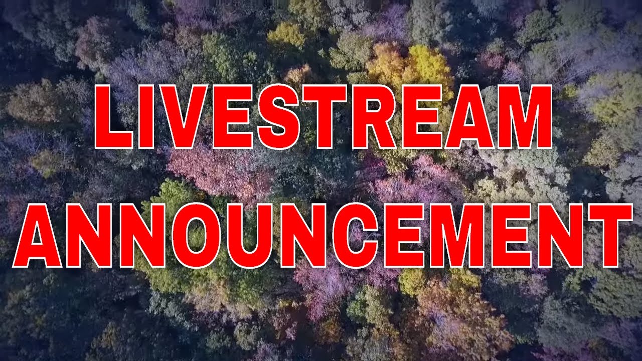 Livestream Announcement! - YouTube