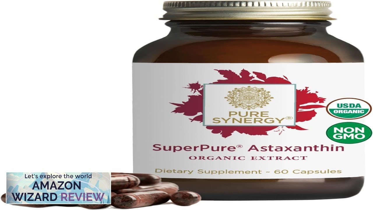 PURE SYNERGY SuperPure Astaxanthin Extract Organic Astaxanthin ...