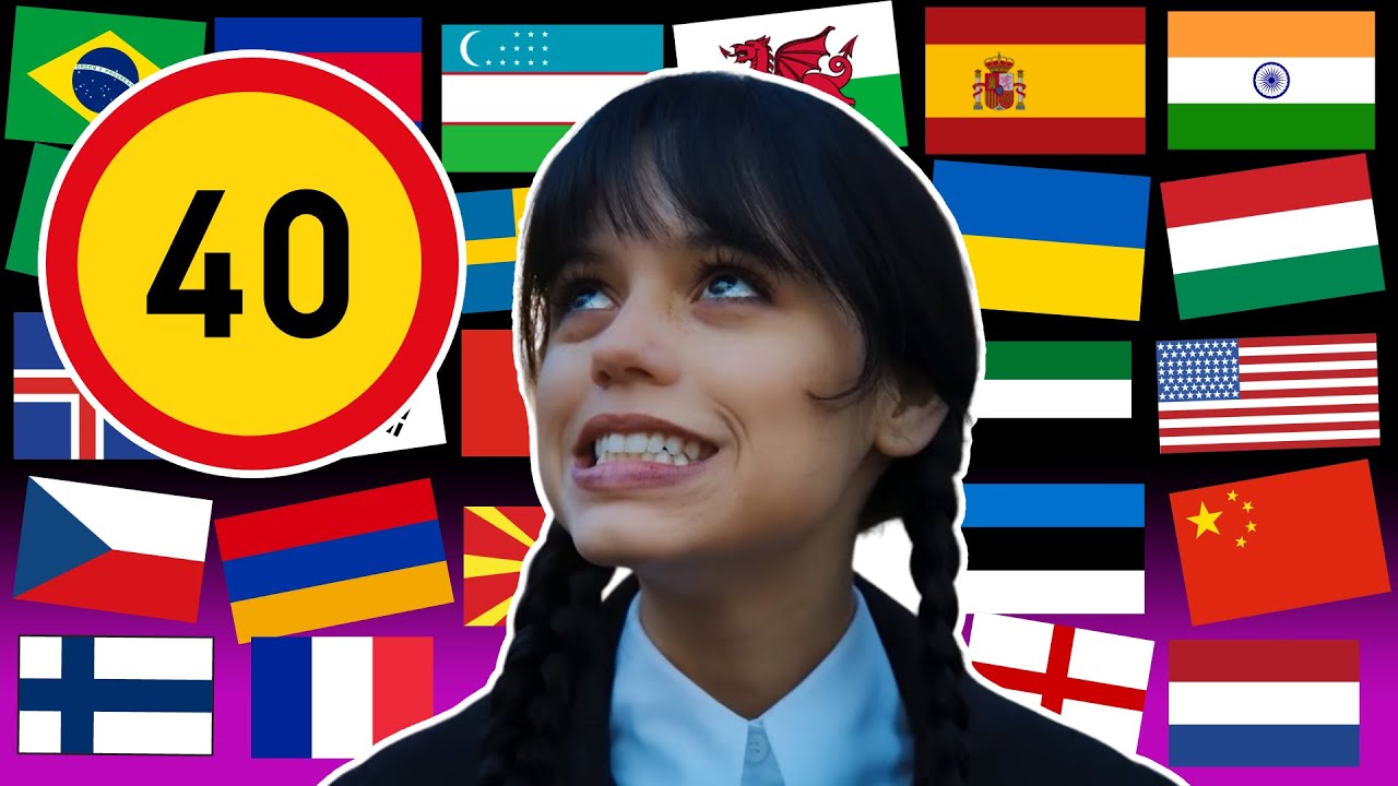 Wednesday in 40 languages - YouTube