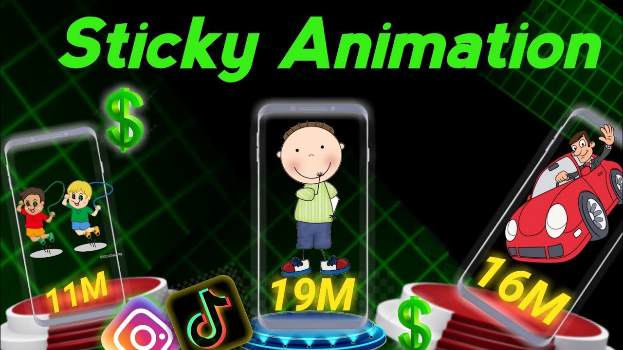 How To Create Sticky Animation Videos Using ai in Mobile (100% Monetize ...