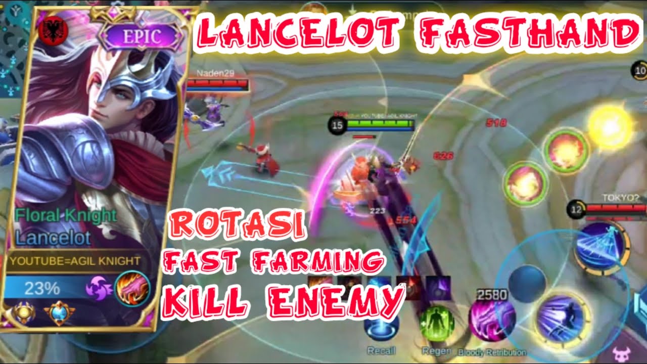 TUTORIAL TOP GLOBAL LANCELOT FAST HAND - Tutorial lancelot 2021 ...