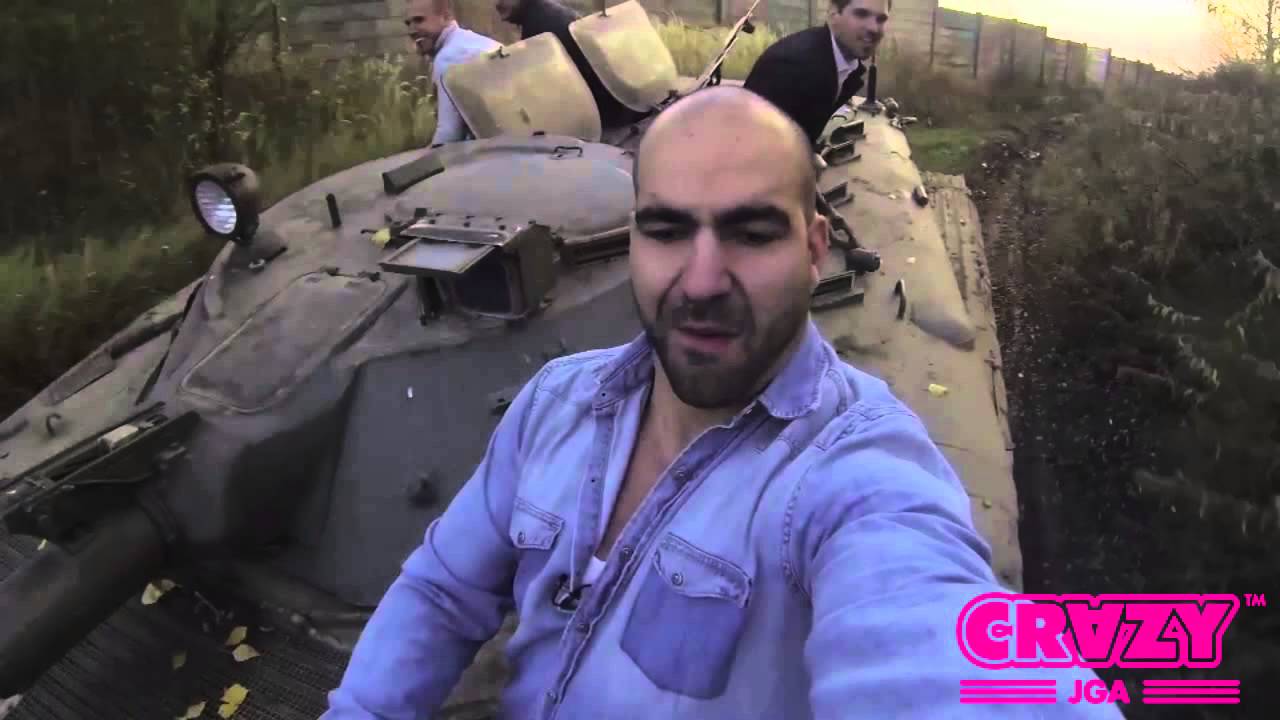 Panzer fahren mit Crazy JGA an Eurem Junggesellenabschied - YouTube