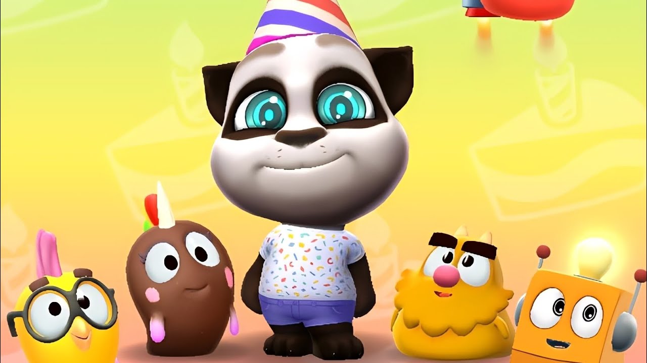 Tom's Party 🥳 Happy Birthday 🎂 My Talking Tom 🙃 Talking Tom Shorts 😁 My ...