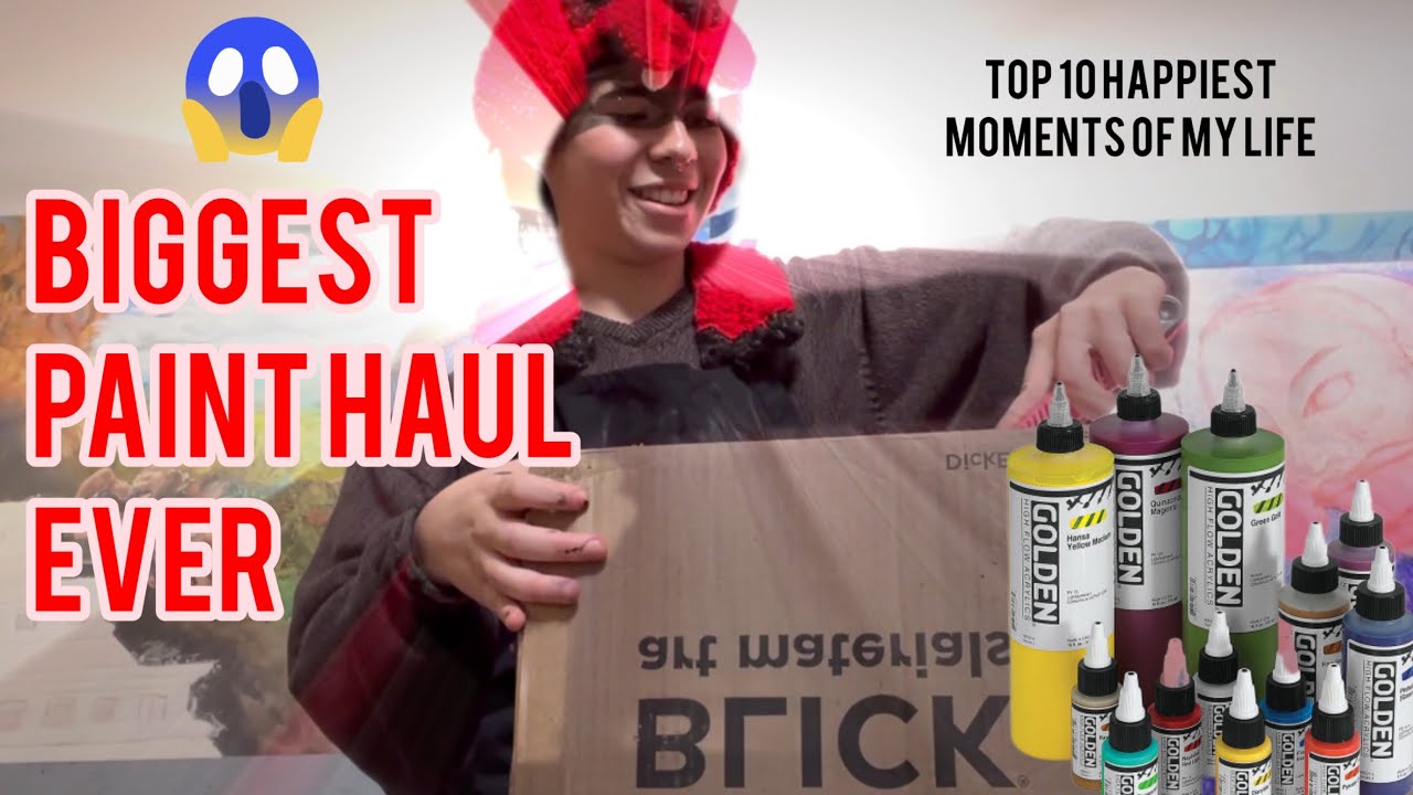 Unboxing HUGE paint haul! - YouTube