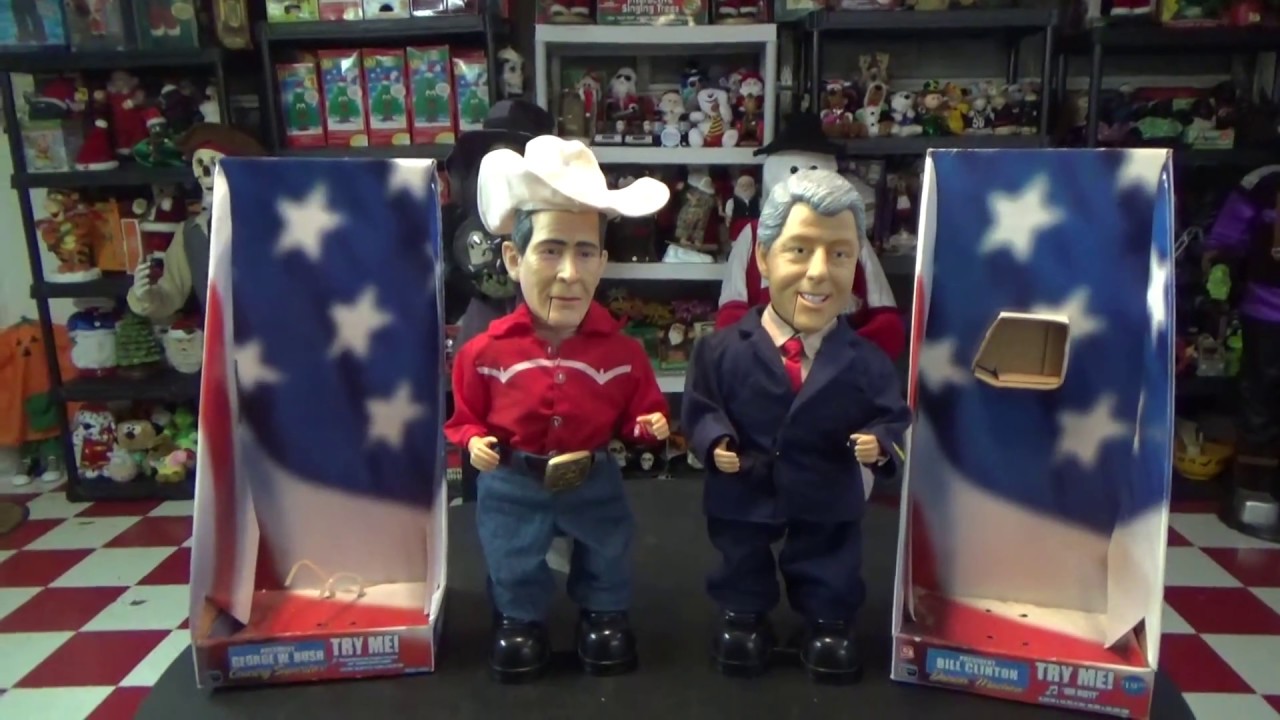 Gemmy Animated Dancing Presidents' George W. Bush & Bill Clinton ...