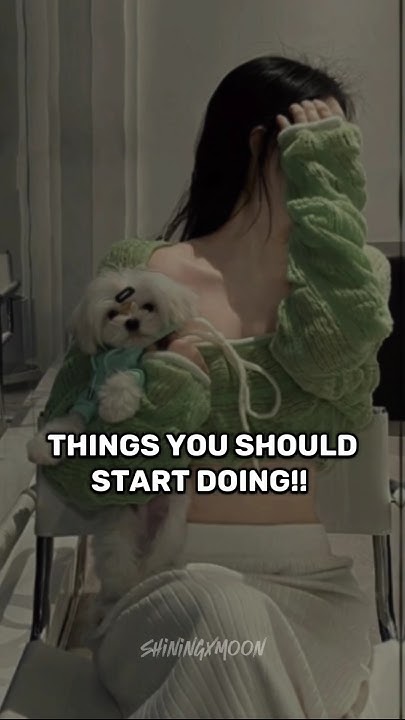 Things you should start doing💚#trending #aesthetic #things #1million #ytshort #fyp - YouTube