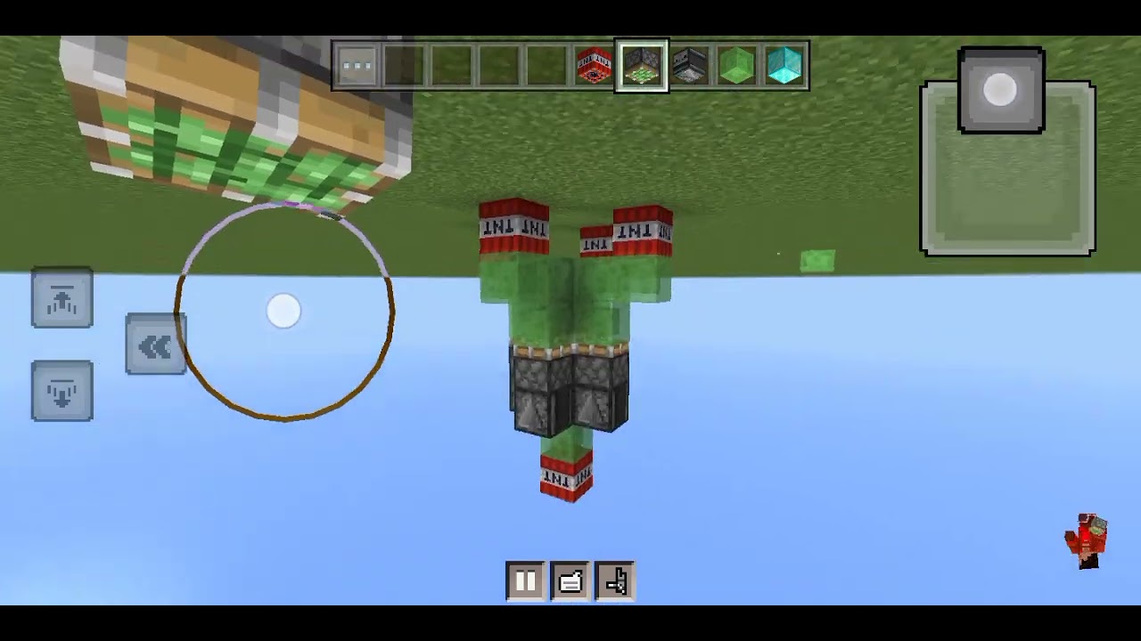 Redstone rocket easy and fast - YouTube