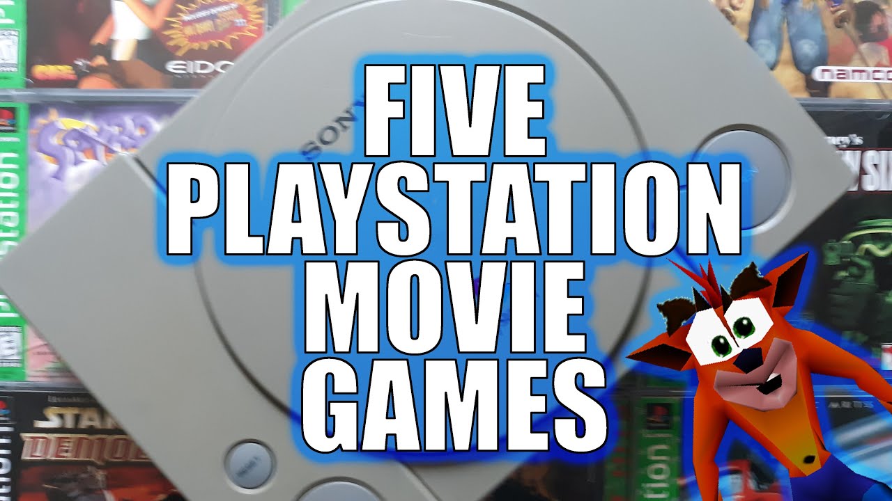 Five Playstation Movie Games #movies #gaming #ps1 - YouTube