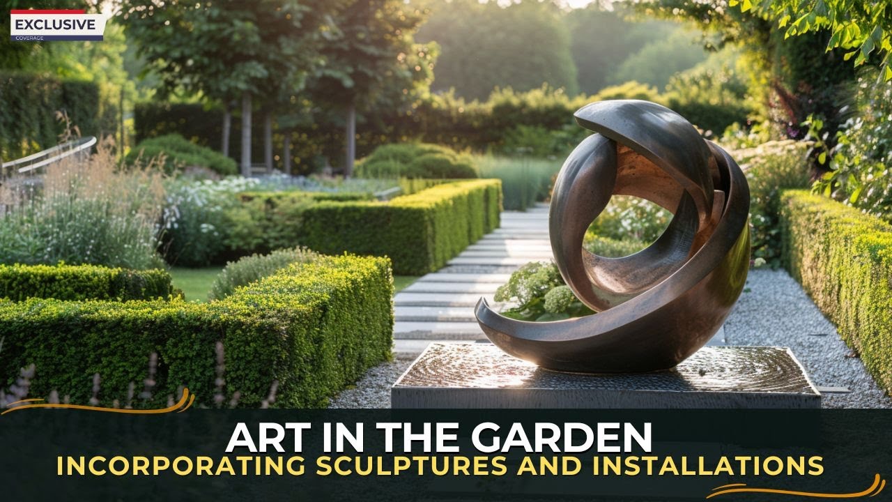 Art in the Garden Incorporating Sculptures and Installations - YouTube