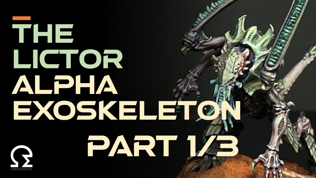 How To Paint Tyranids in Oils! : The Tyranid Lictor Alpha - Part 1 ...