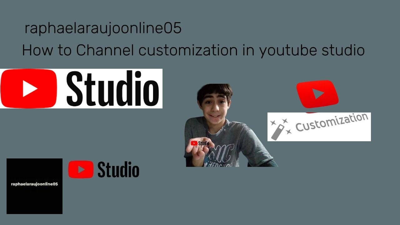 How to Channel customization in youtube studio step-by-step - YouTube