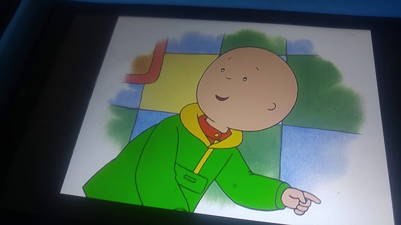 Caillou says it's stuck and screams - YouTube