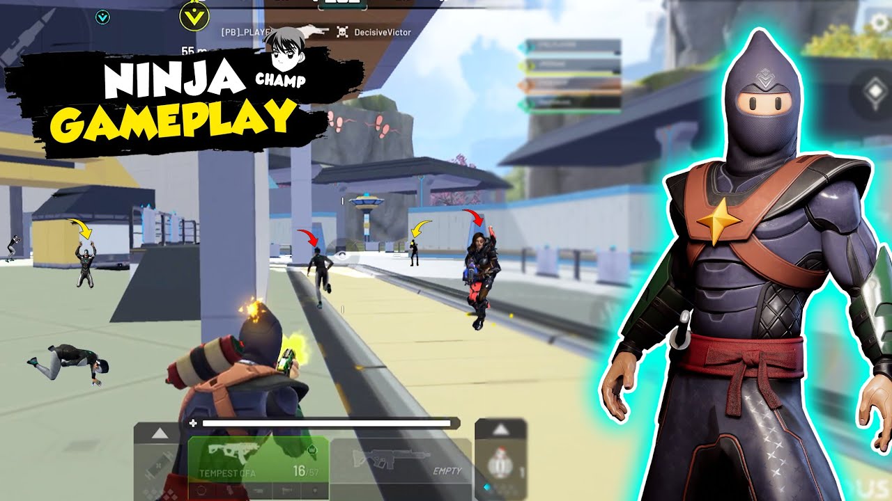 Indus Battle Royale "NINJA" Character Top Gameplay - YouTube