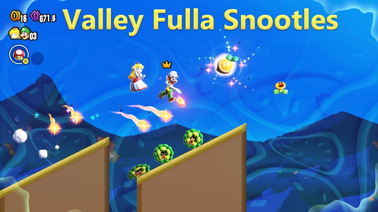 Super Mario Bros. WONDER - Valley Fulla Snootles | 2 players | 2025 ...