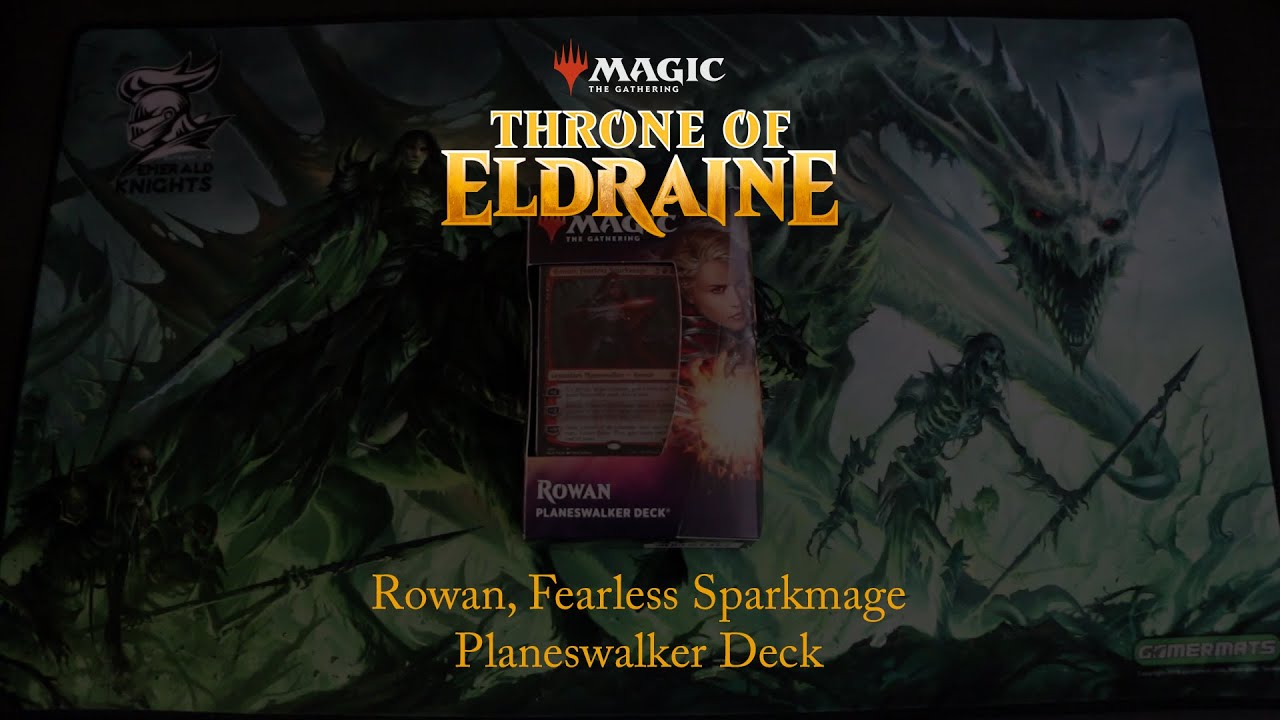 Magic: The Gathering: Throne of Eldraine - Rowan, Fearless Sparkmage ...