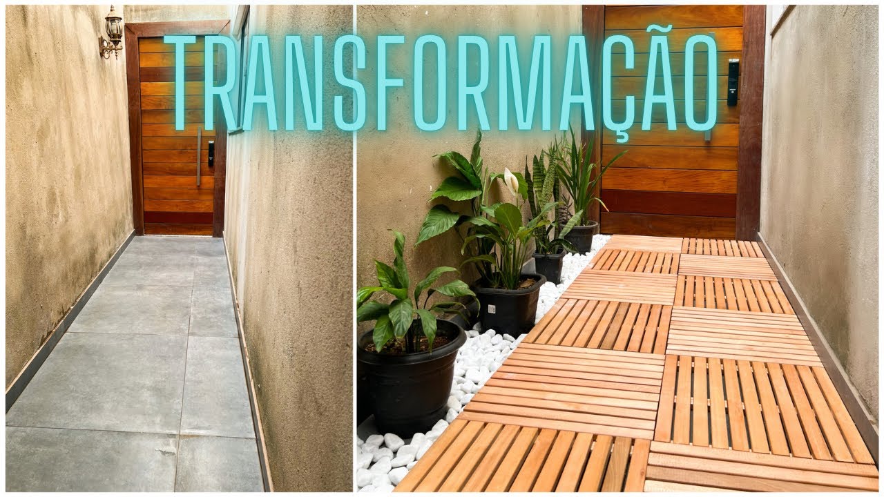 Transformando Corredor com Deck de Madeira - YouTube