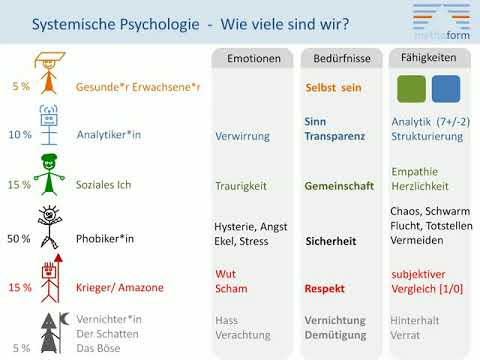 Psychologie 2 - Systemische Psychologie/ Inneres Team - Wie viele bin ...