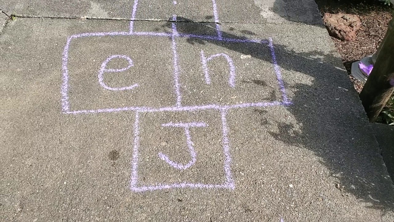 Obstacle chalk course with Ms.Jen - YouTube