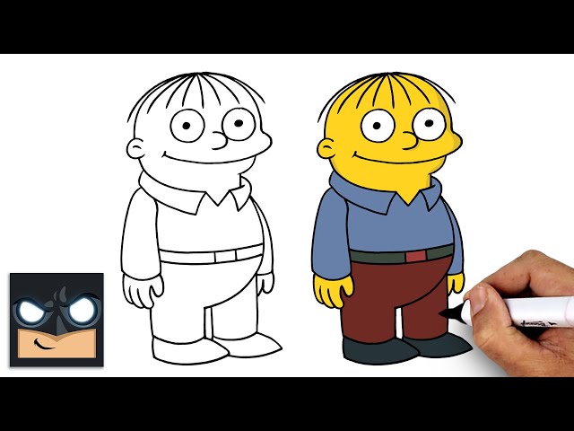 How to Draw Ralph Wiggum | The Simpsons - Videos For Kids