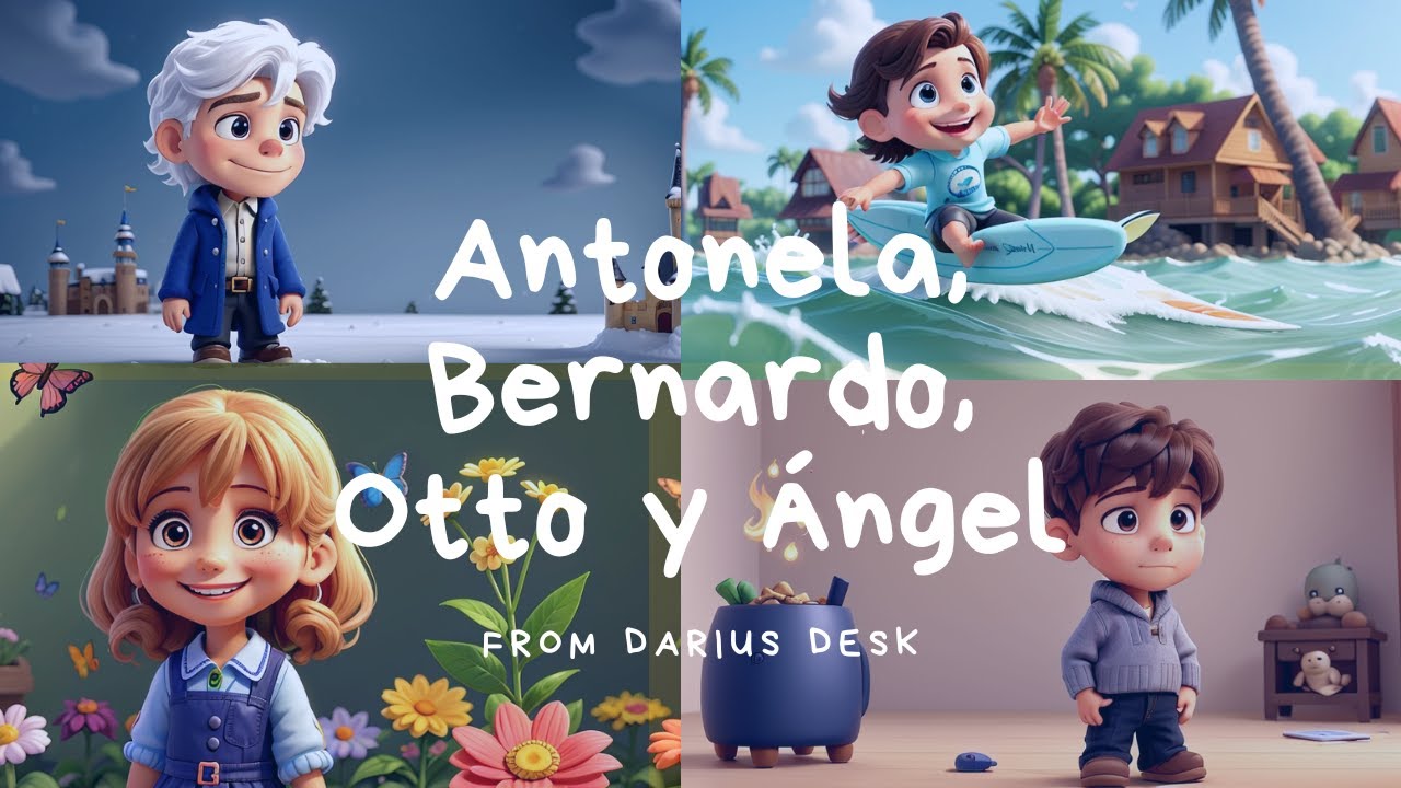 Antonela, Bernardo, Otto y Ángel / Los cuentos de Papu / Cuentos para ...