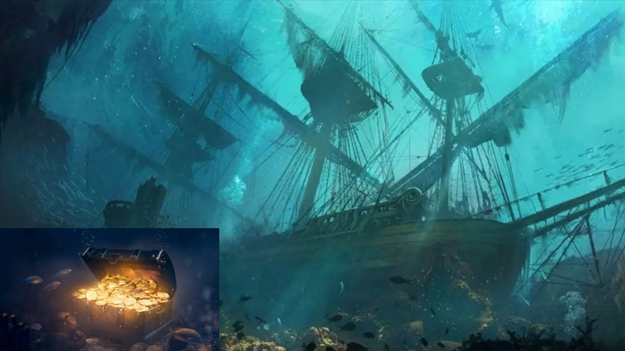 Top 5 Mysterious SHIPWRECKS with Unfound Hidden TREASURES - YouTube
