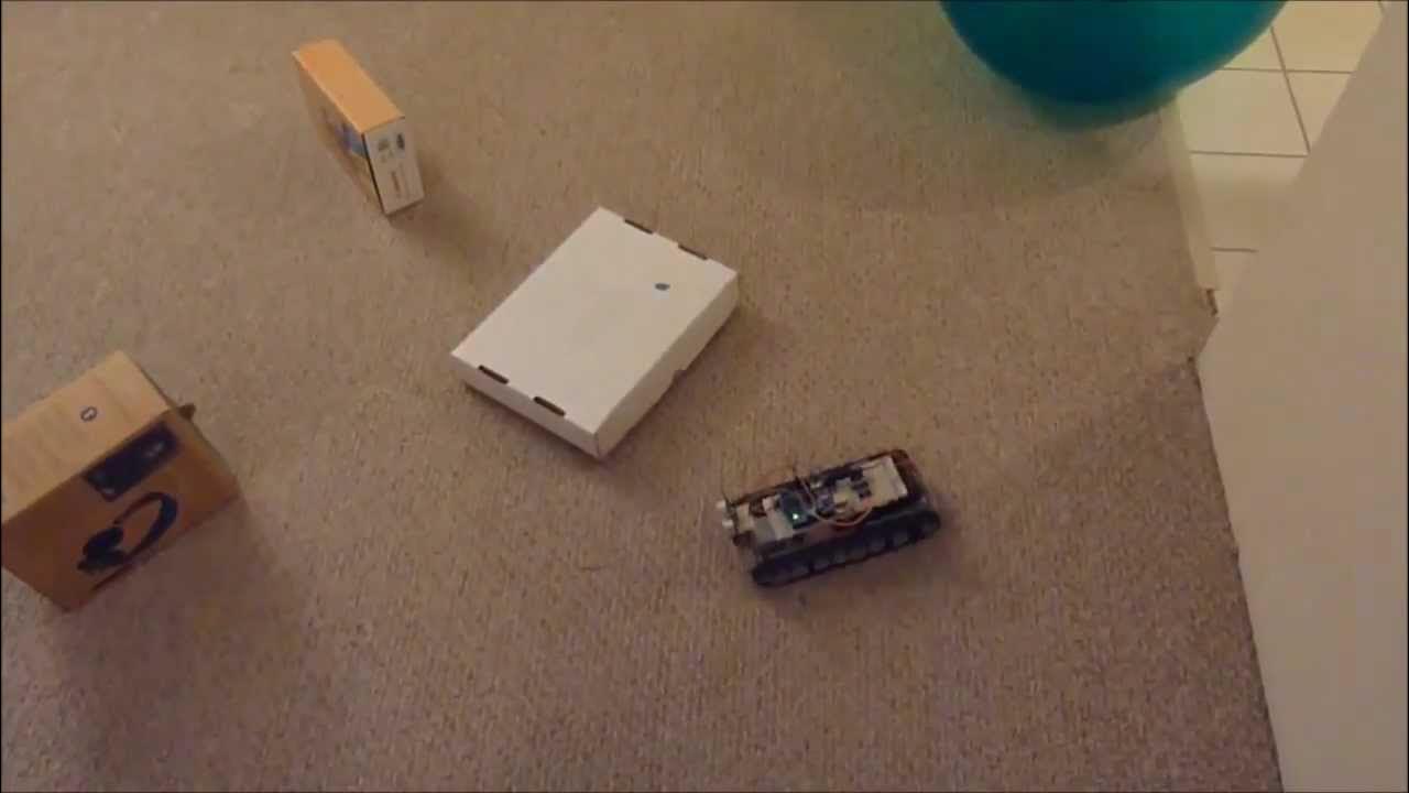 Autonomous Roaming Arduino Bot (v2) - YouTube
