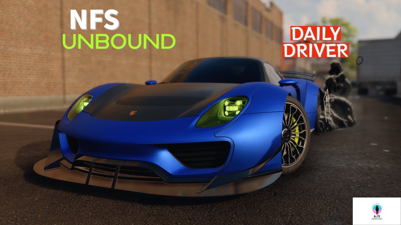 NFS UNBOUND: PORSCHE 918 SPYDER, THE DAILY DRIVER BUILD - YouTube
