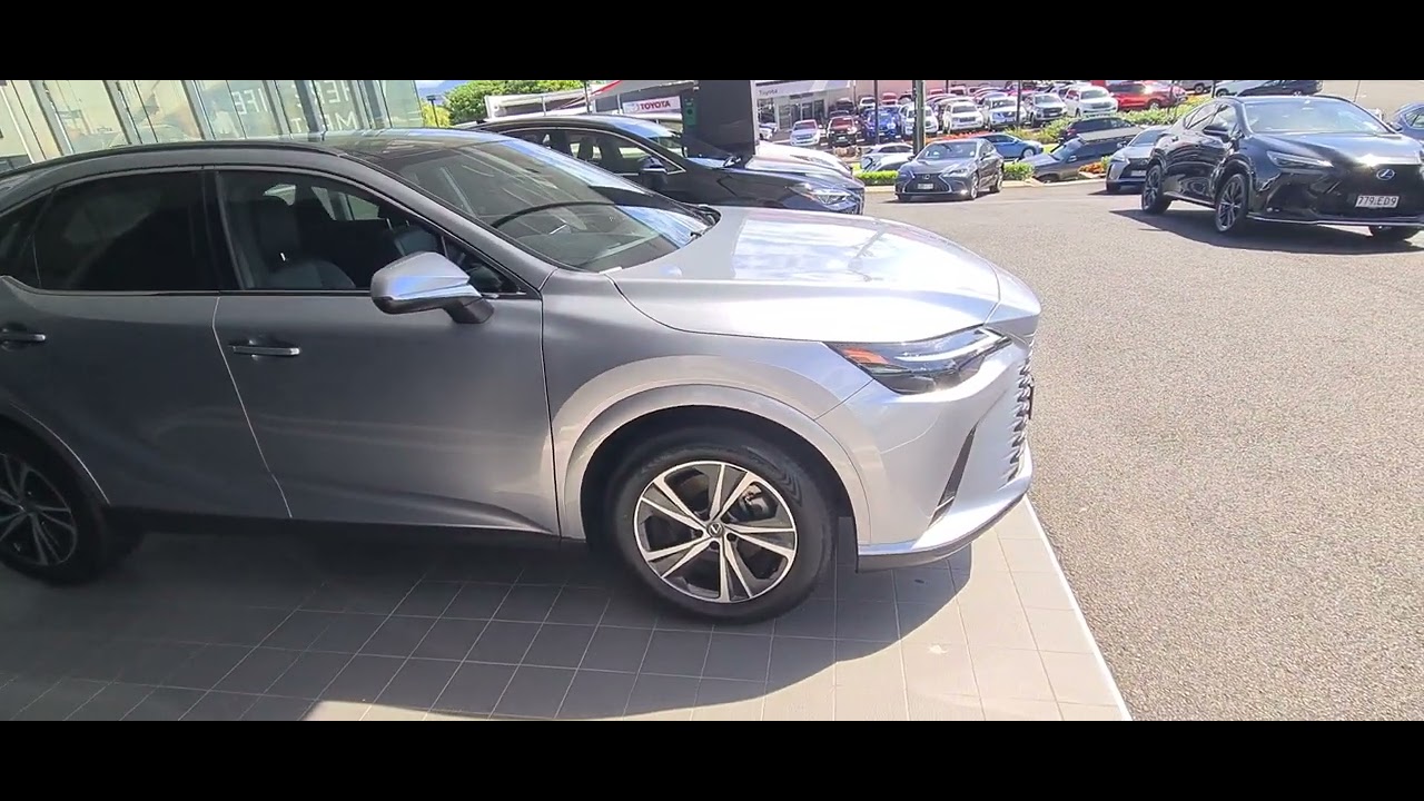 2022 Lexus RX350h Luxury + Enhancement Pack in Sonic Iridium - YouTube