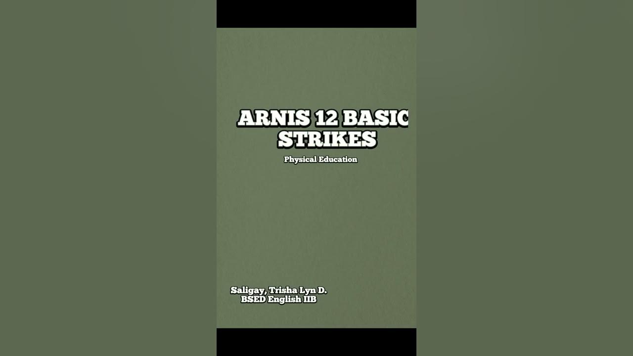 ARNIS BASIC STANCES, BLOCKING TECHNIQUES AND BASIC STRIKES - YouTube