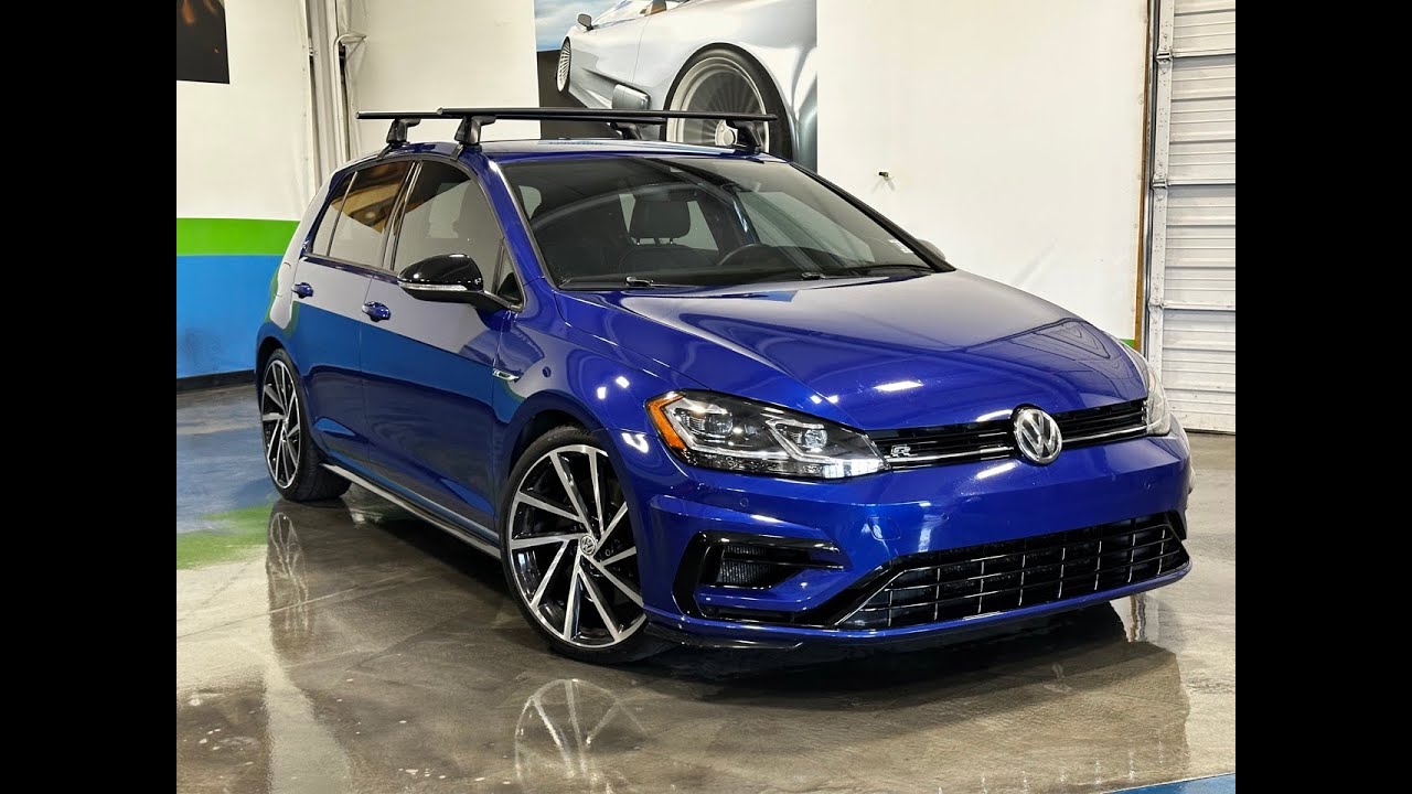 2018 Volkswagen Golf R AWD 6 Speed w/ Short Shifter Walkaround! - YouTube