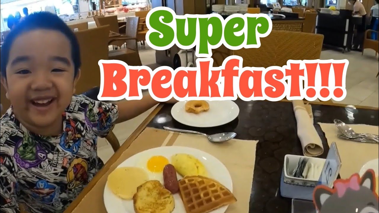 Super Buffet Breakfast | Jpark Resort and Spa - YouTube