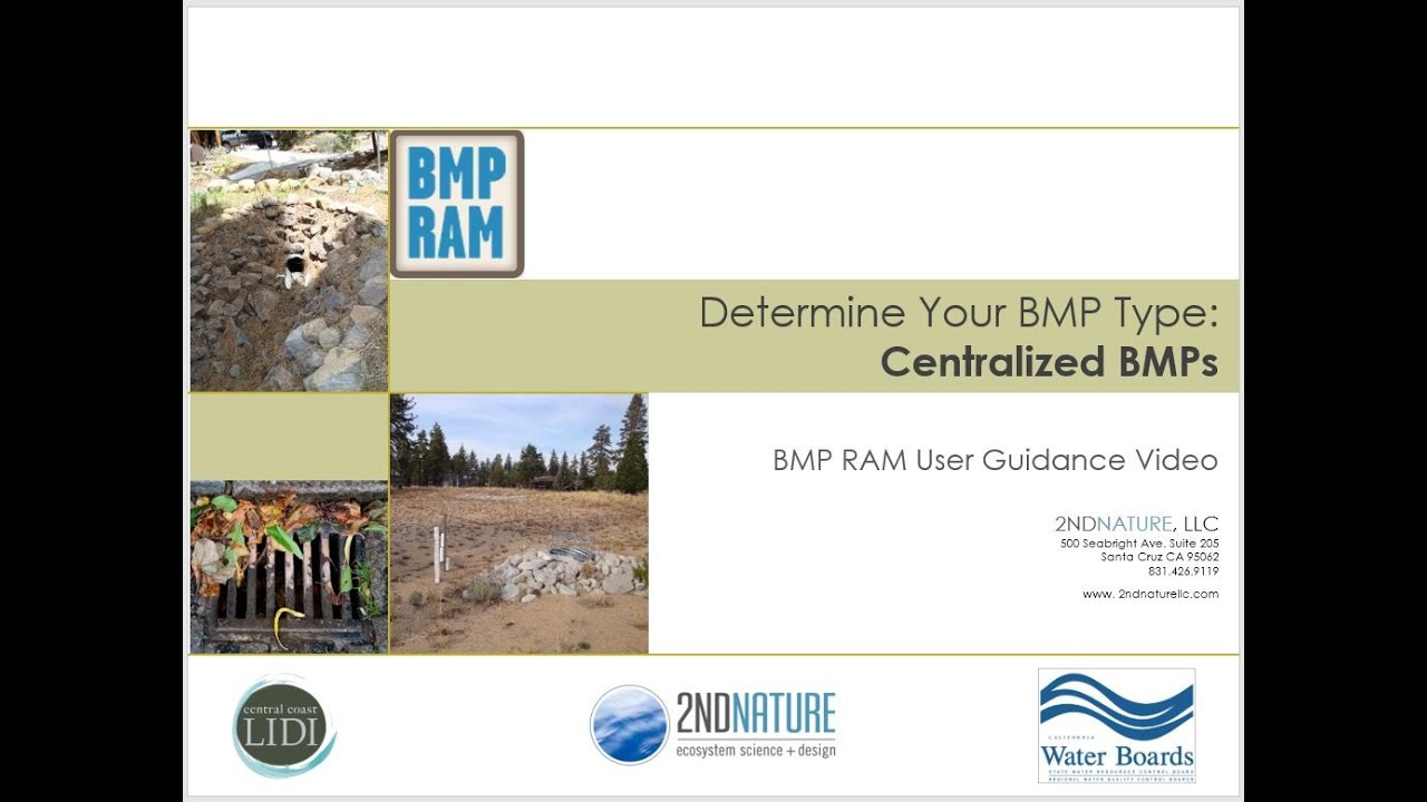 Determine Your BMP Type: Centralized BMPs - YouTube